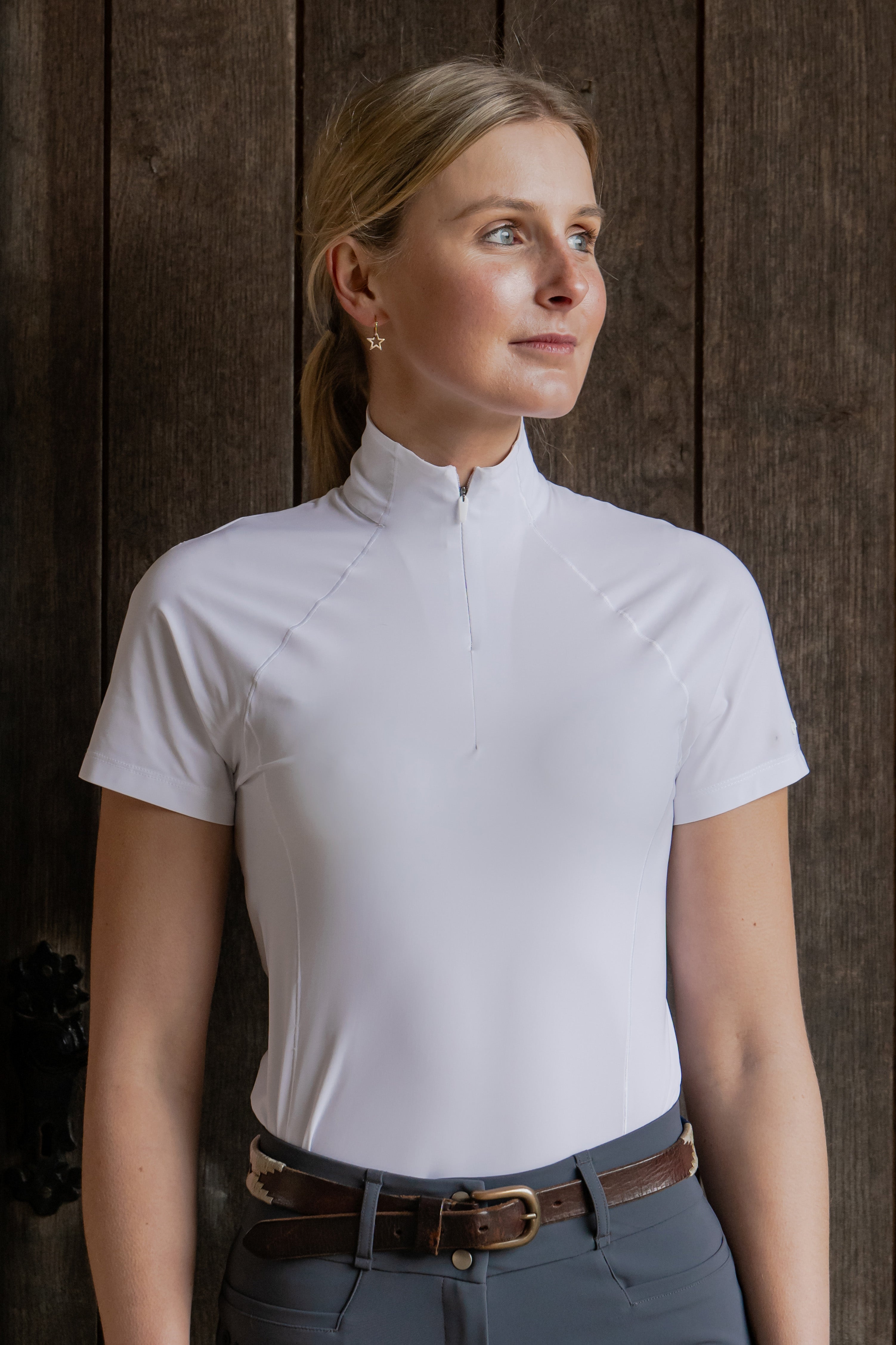 Short Sleeve Show Shirt White – Racesafe