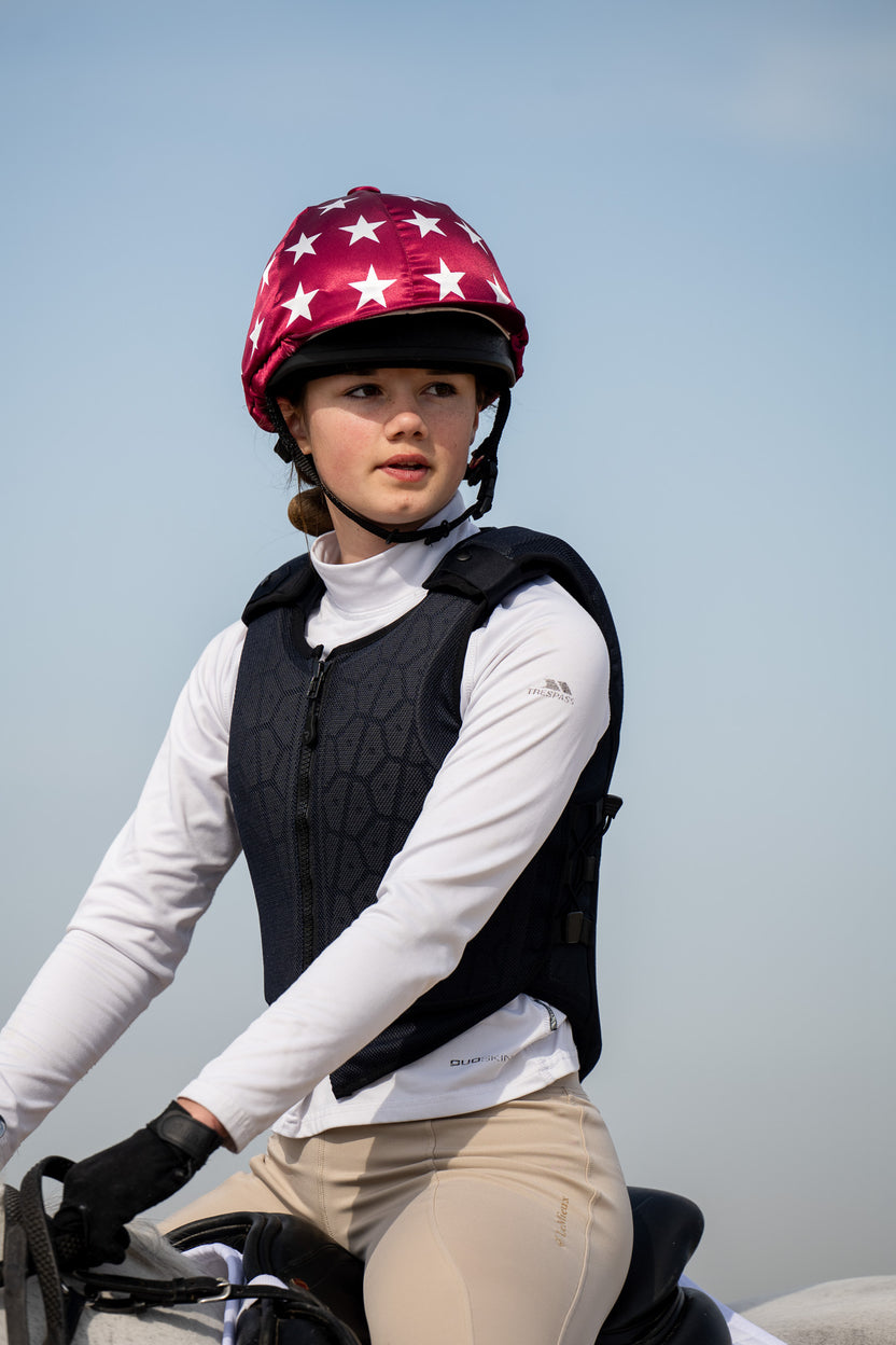 The HX3 Black Equestrian Body Protector | Racesafe